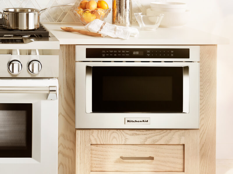 Microwave Sizes: How to Measure a Microwave | KitchenAid