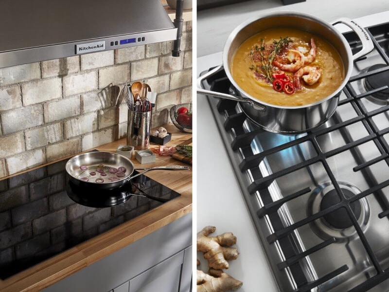 Cooktop Sizes: Gas, Electric & Induction | KitchenAid