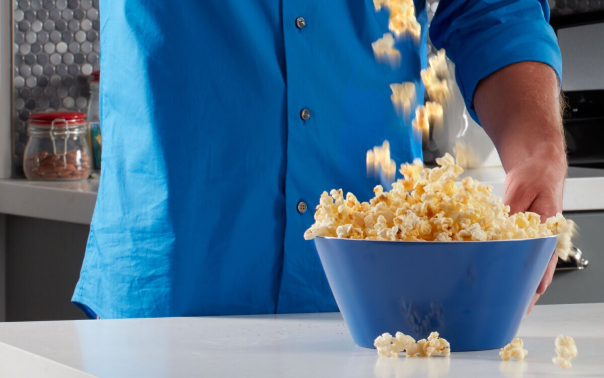 how to cook popcorn using conduction