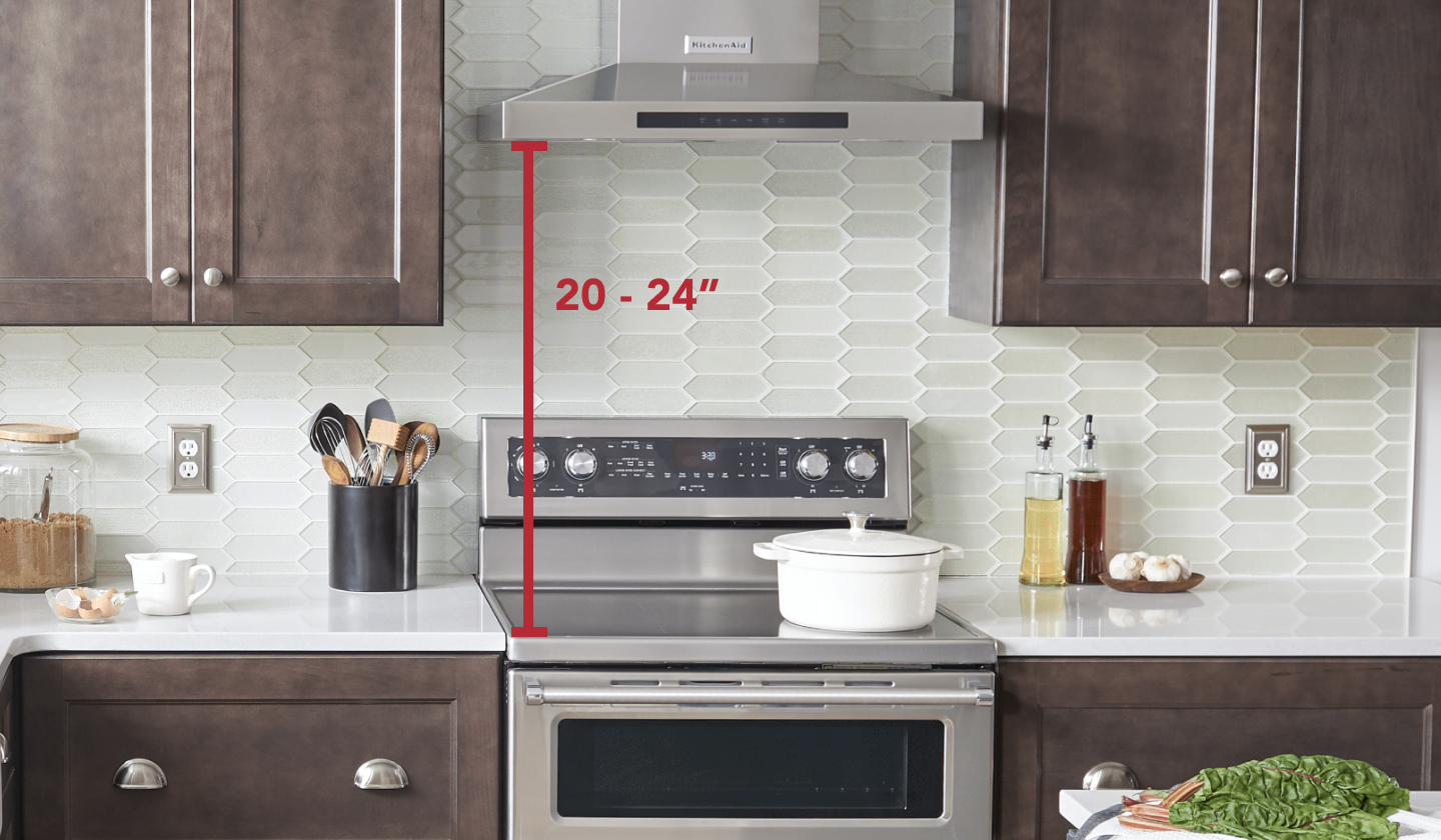What’s the Right Range Hood Height Above a Stove? | KitchenAid