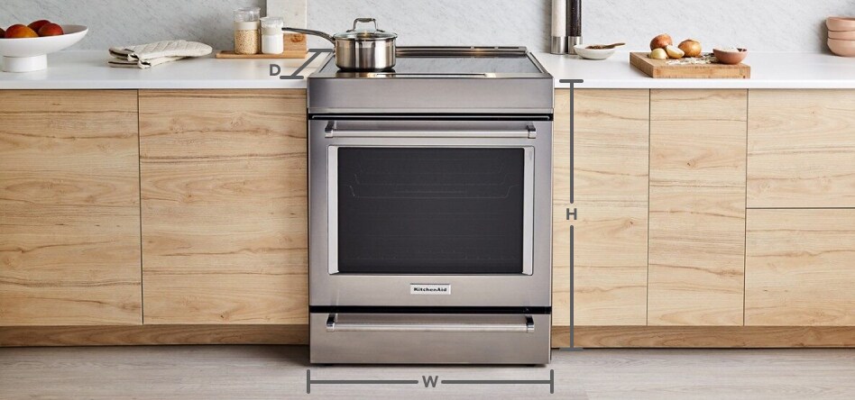 Stove Dimensions: How to Measure a Stove | KitchenAid