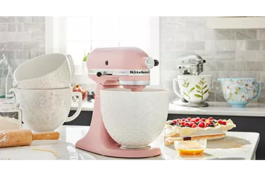 5 Quart Studded Ceramic Bowl White KSM2CB5THW | KitchenAid