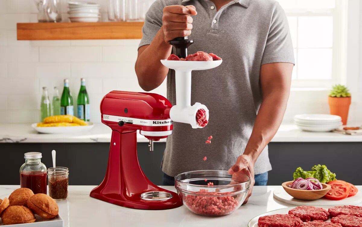 how to make ground beef with kitchenaid