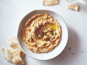 how to make commercial hummus
