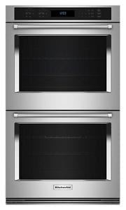 KitchenAid® 30" Double Wall Ovens with Air Fry Mode PrintShield ...