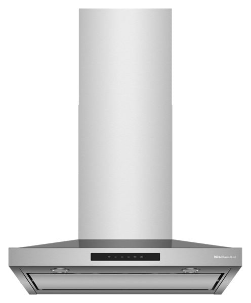 KitchenAid® 30-inch Wall-Mount, 4-Speed Canopy Hood Stainless Steel ...