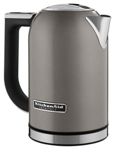 Cocoa Silver 1.7 L Architect™ Series Electric Kettle KEK1722CS | KitchenAid