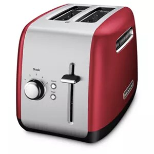 2-Slice Toaster with manual lift lever Empire Red KMT2115ER | KitchenAid