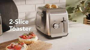 2-Slice Toaster with manual lift lever - Contour Silver | KitchenAid US